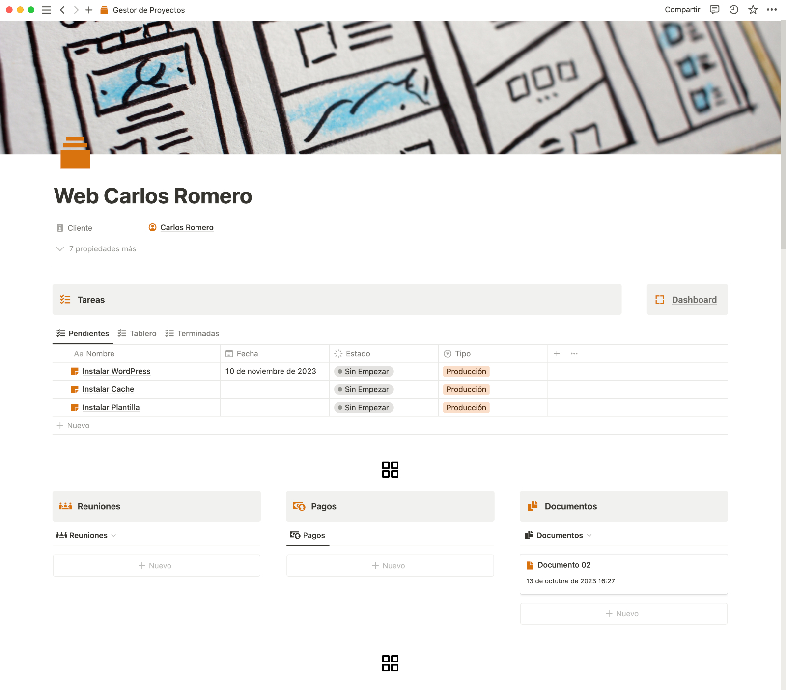 Plantilla para Proyectos y Tareas en Notion - Talento Digital